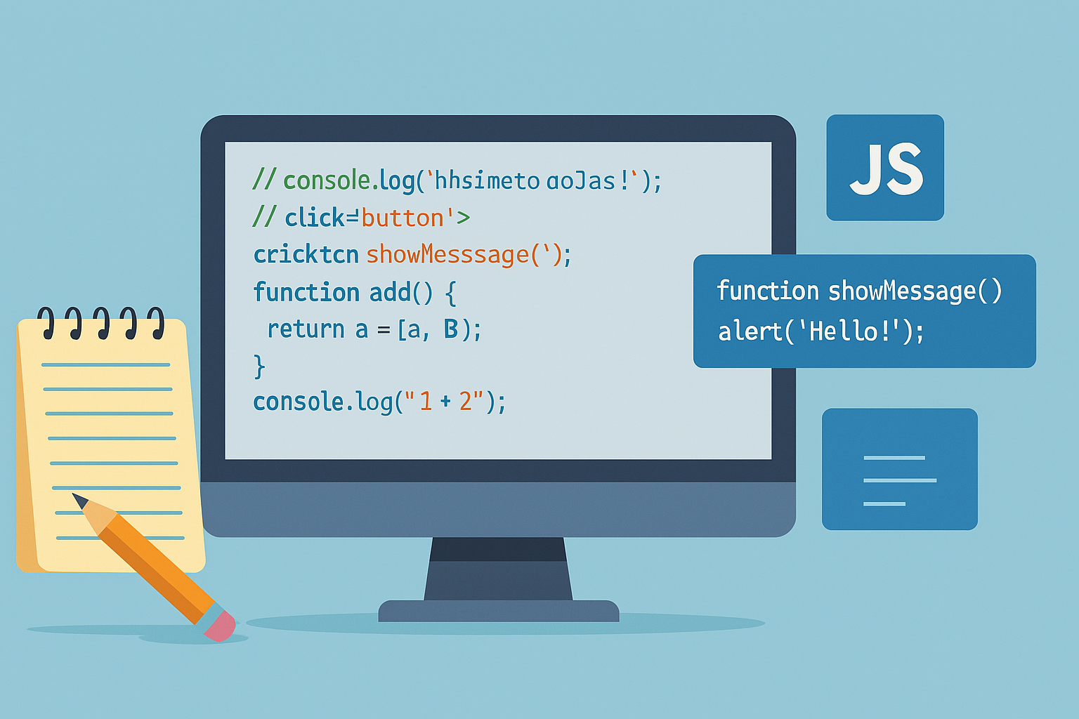 初心者向けJavaScript入門：コードの書き方と実践方法をわかりやすく解説！ - webcho
